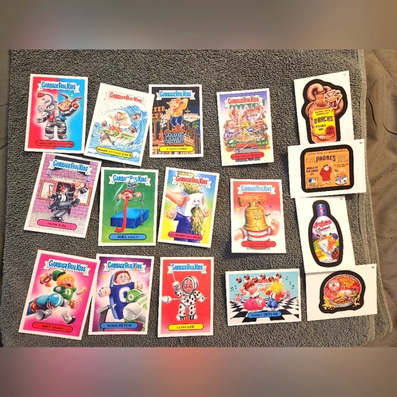 Other | 16 Garbage Pail Kids Stickers | Poshmark